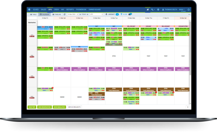 Flight Scheduling Software - Flight Operations Software